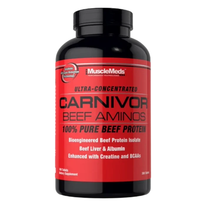 Muscle Meds, Carnivor Beef Amino, 300 Tablets, 100 Servings - Recharge ...